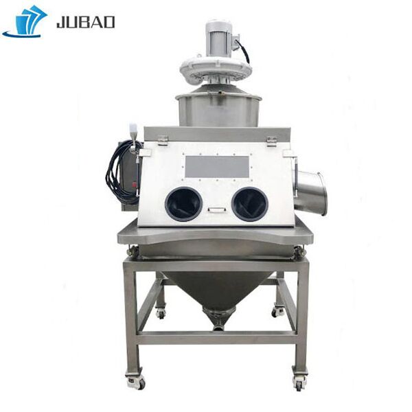 Dust-free bag dumping station Avoid material Dust flying everywhere