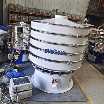 Ultrasonic sieving machine no need to add plugging device